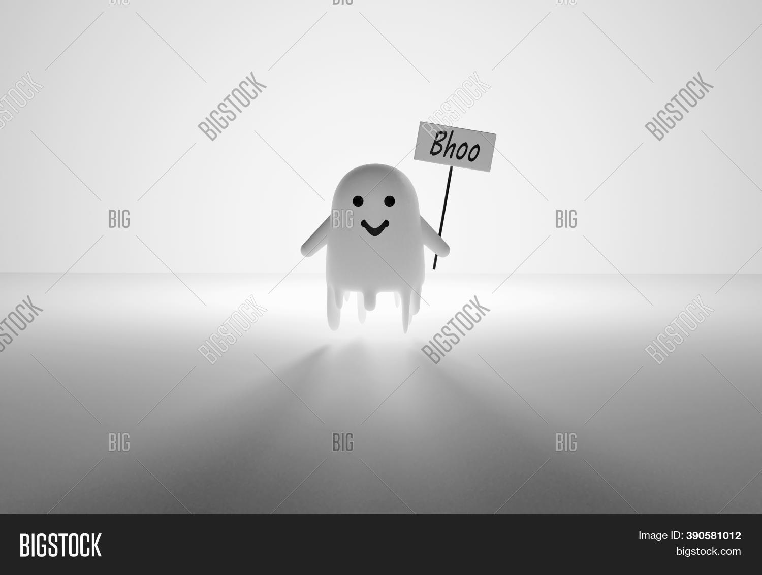 Funny Friendly Ghost Image & Photo (Free Trial) | Bigstock