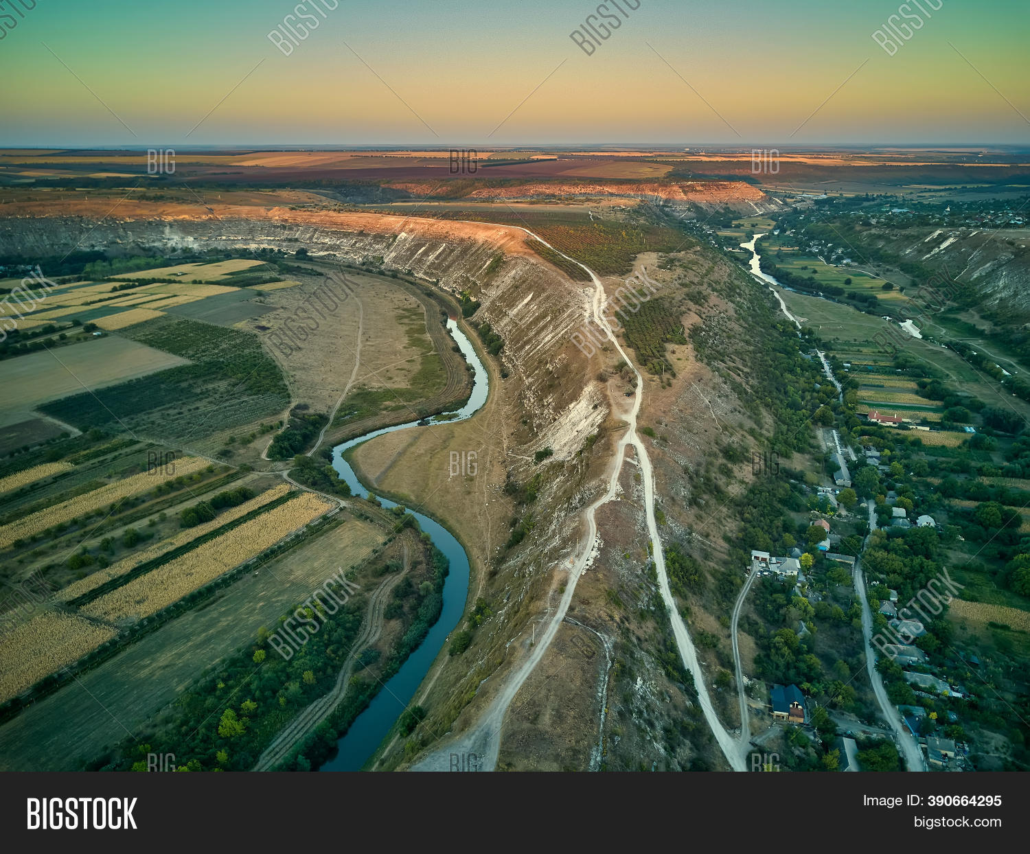 Aerial View Butuceni Image & Photo (Free Trial) | Bigstock