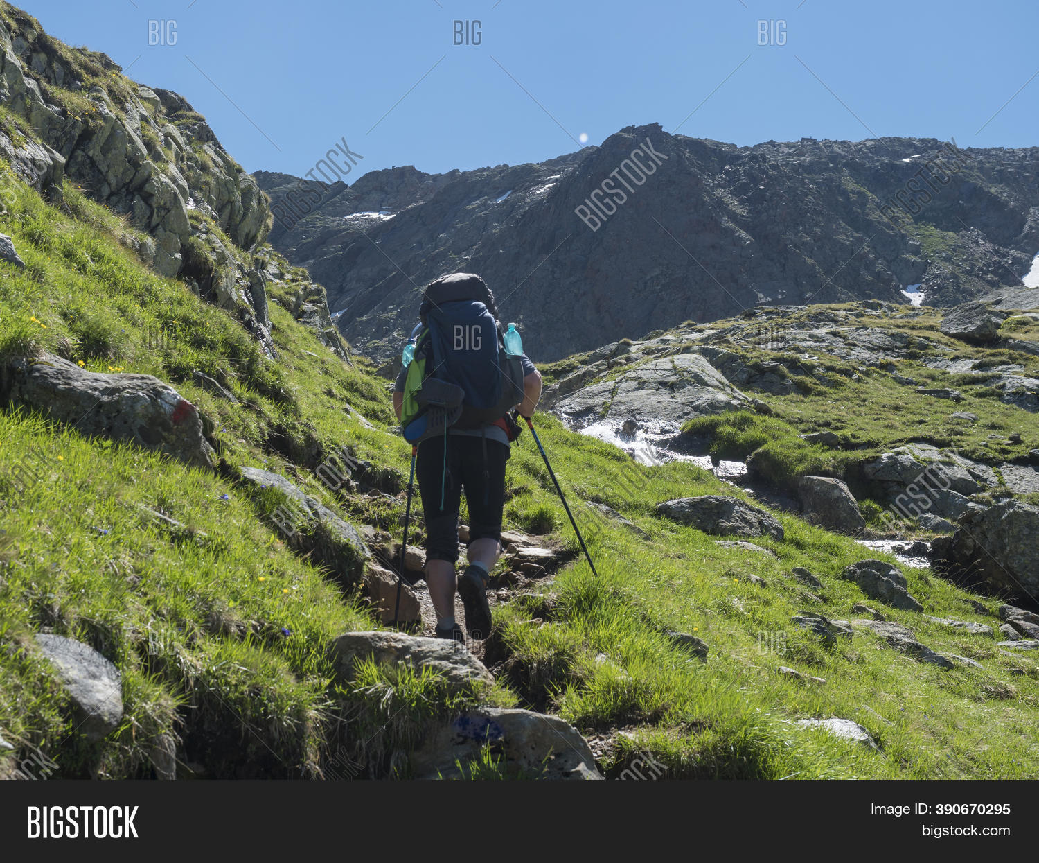 Lonely Man Hiker Heavy Image & Photo (Free Trial) | Bigstock