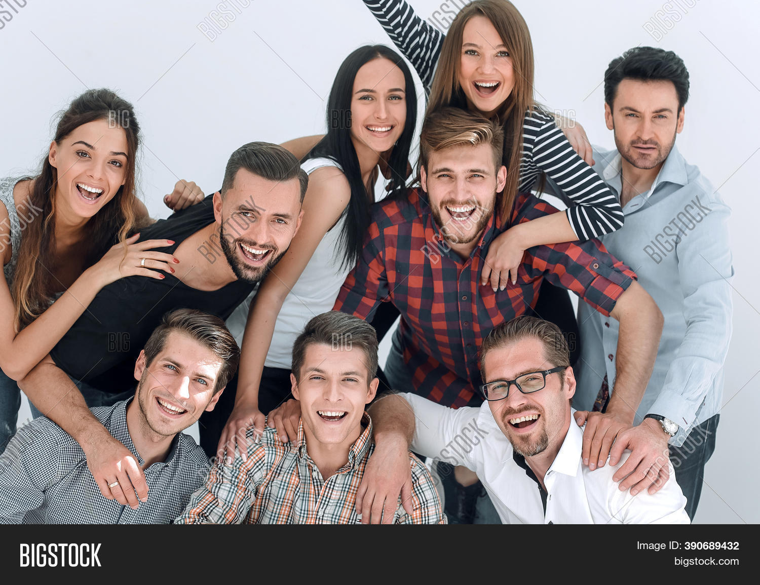 Cheerful Group Image & Photo (Free Trial) | Bigstock