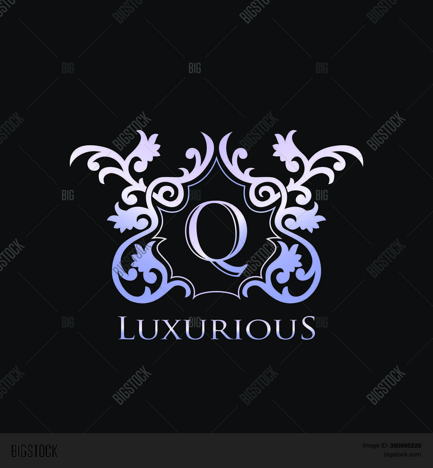 Metal Luxury Letter Q Vector & Photo (Free Trial) | Bigstock