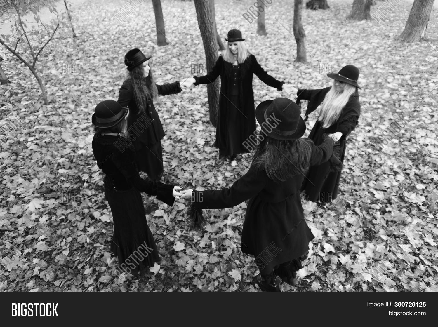 Coven Witches Group Image And Photo Free Trial Bigstock