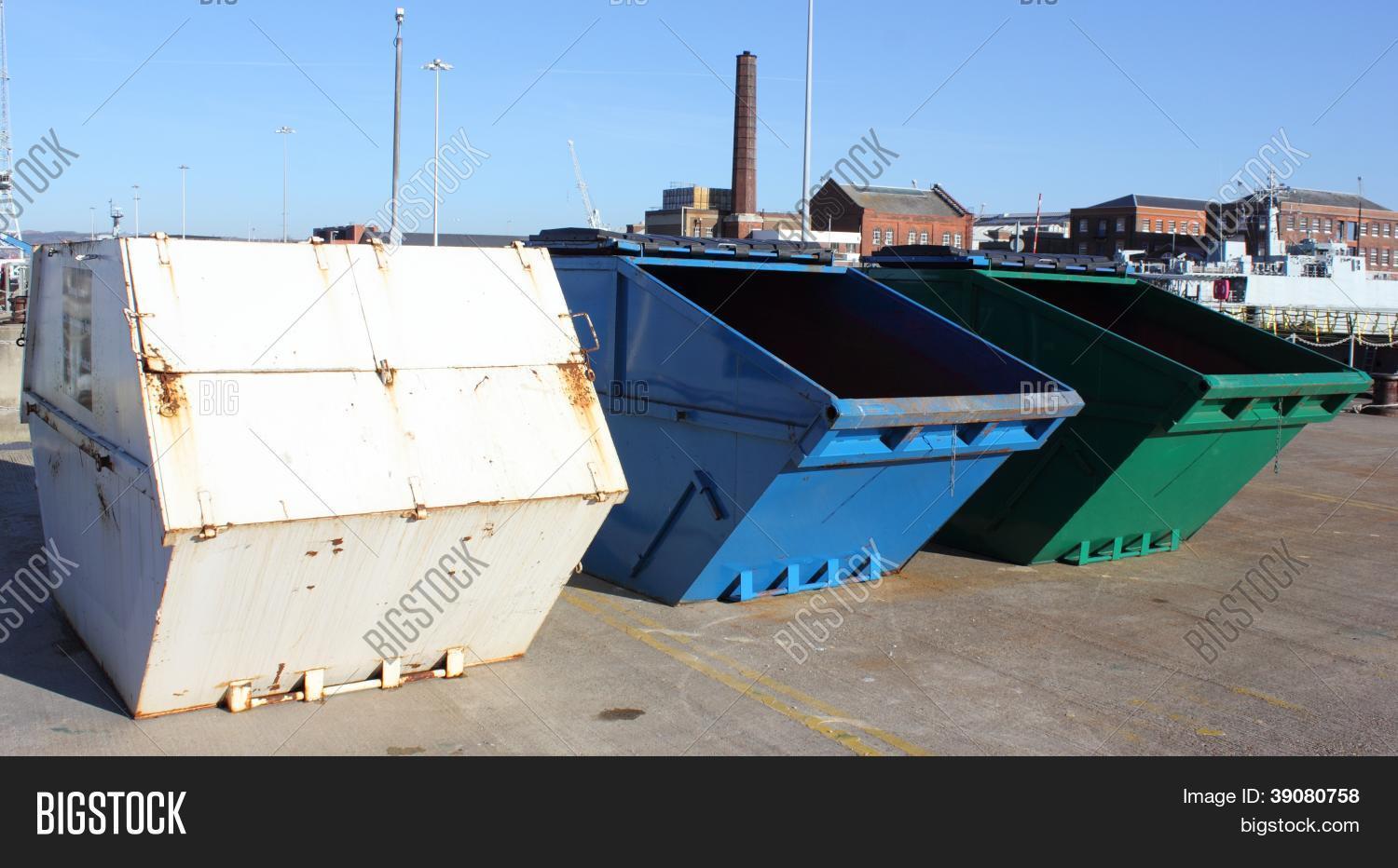 Industrial Waste Skips Image & Photo (Free Trial) | Bigstock