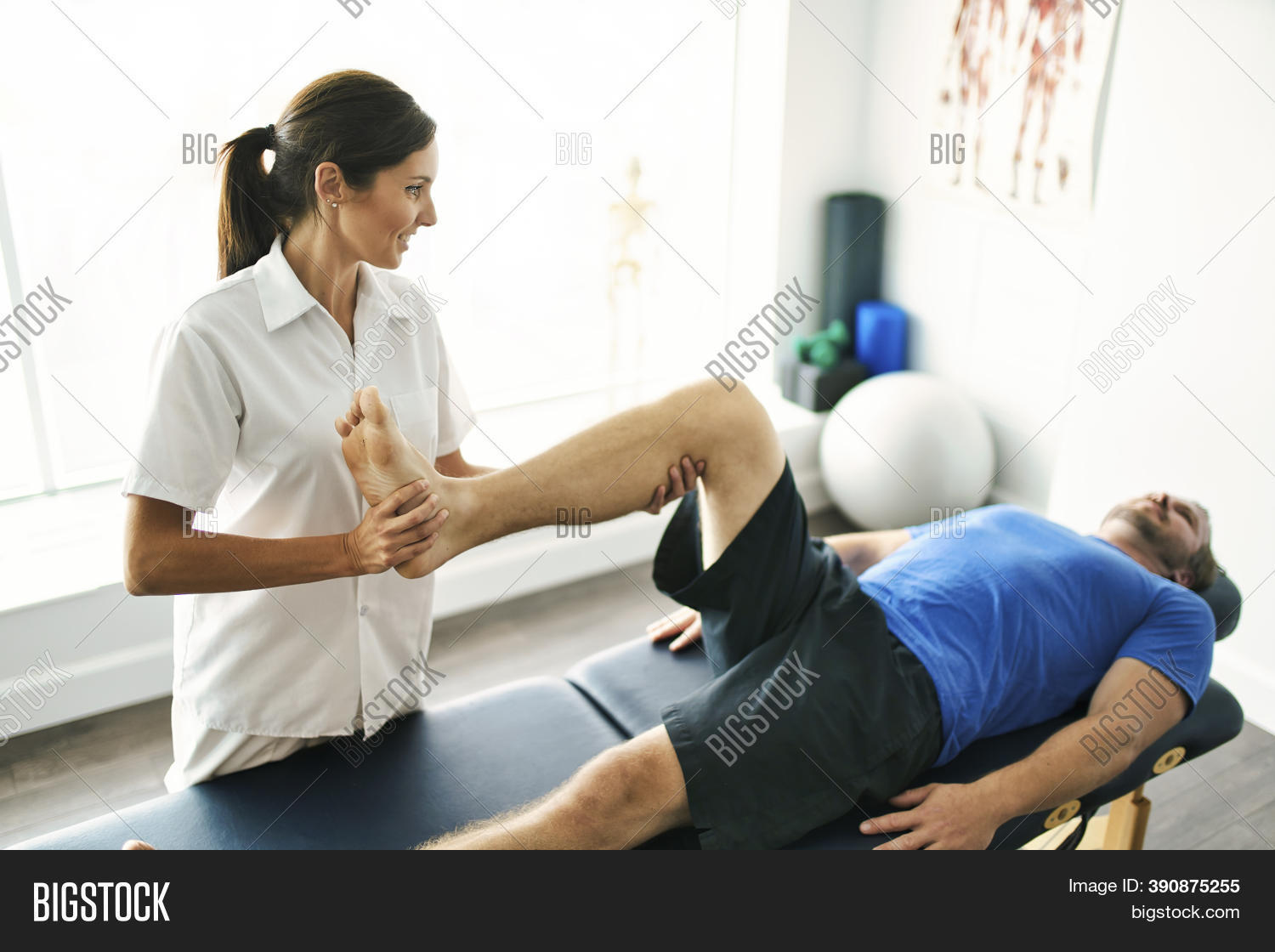Physiotherapist Doing Image & Photo (Free Trial) | Bigstock
