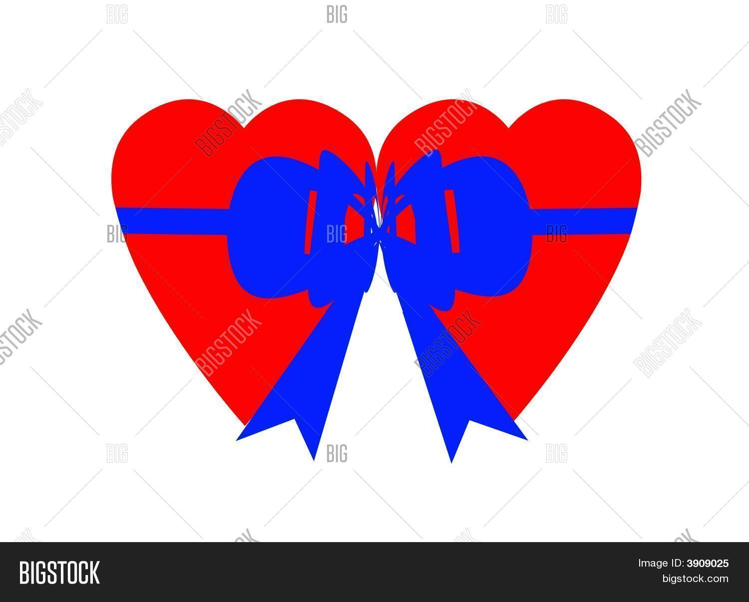 Two Hearts Joined Image & Photo (Free Trial) | Bigstock