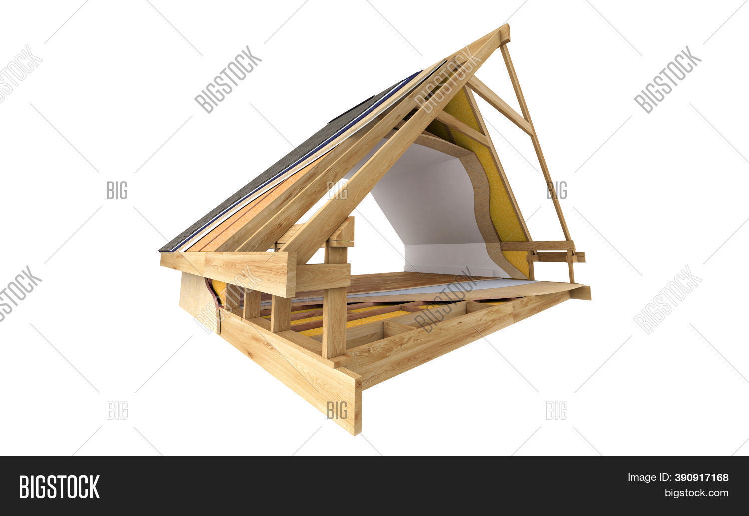 3D Rendering Roof Image & Photo (Free Trial) | Bigstock