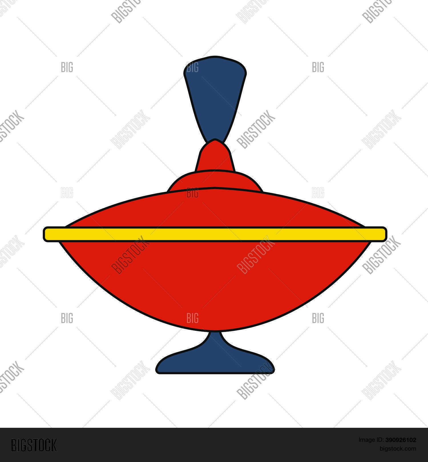 Peg-top Icon. Vector & Photo (Free Trial) | Bigstock