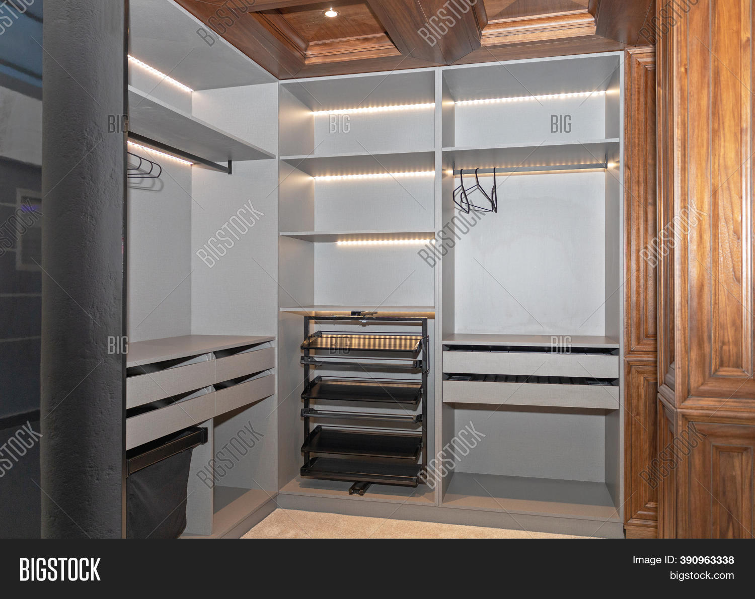 Empty Walk Wardrobe Image & Photo (Free Trial) | Bigstock