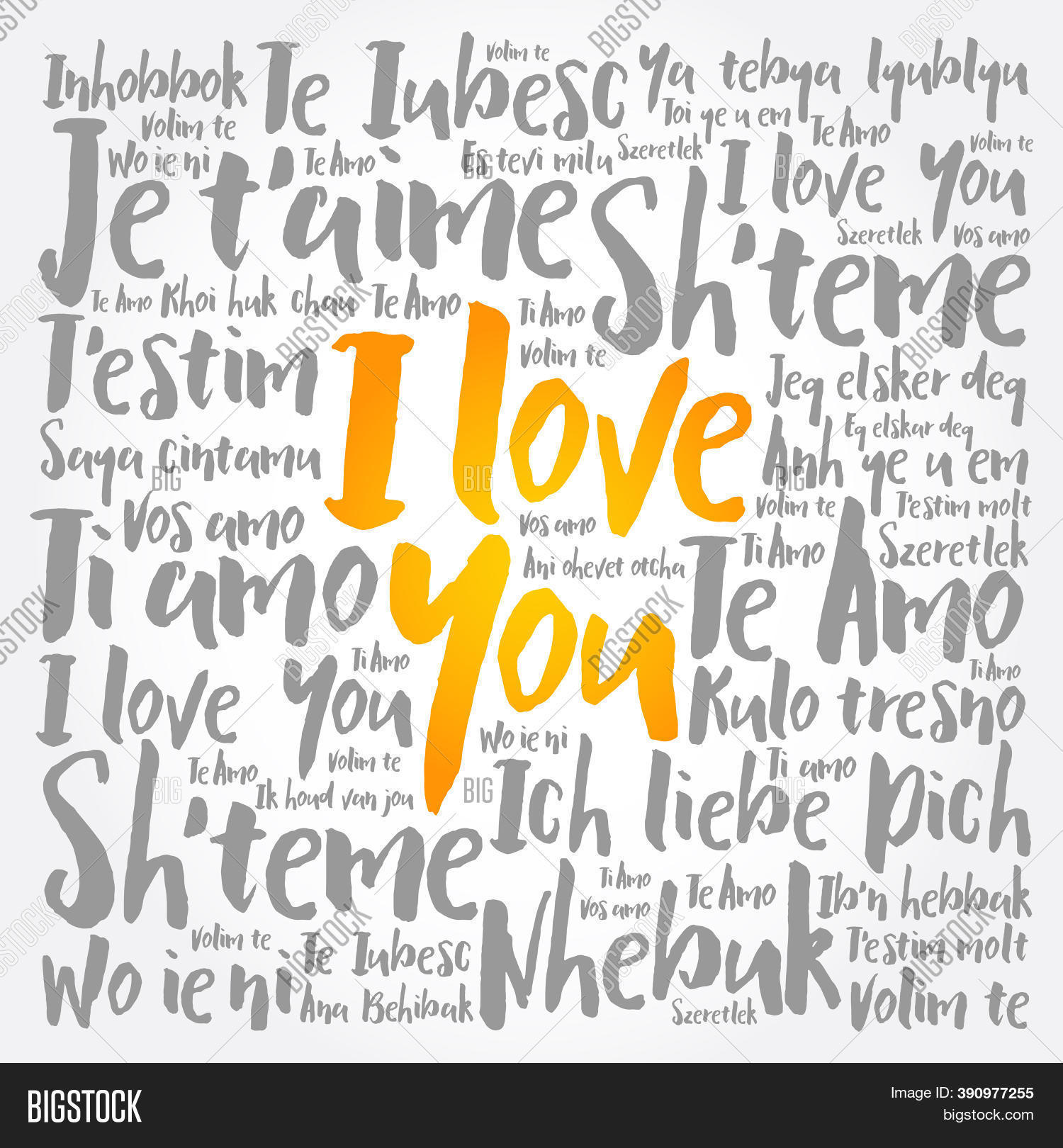 Love Words " Love You Image & Photo (Free Trial) | Bigstock