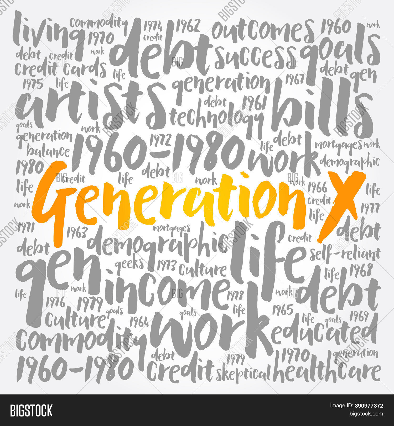 Generation X Word Image & Photo (Free Trial) | Bigstock