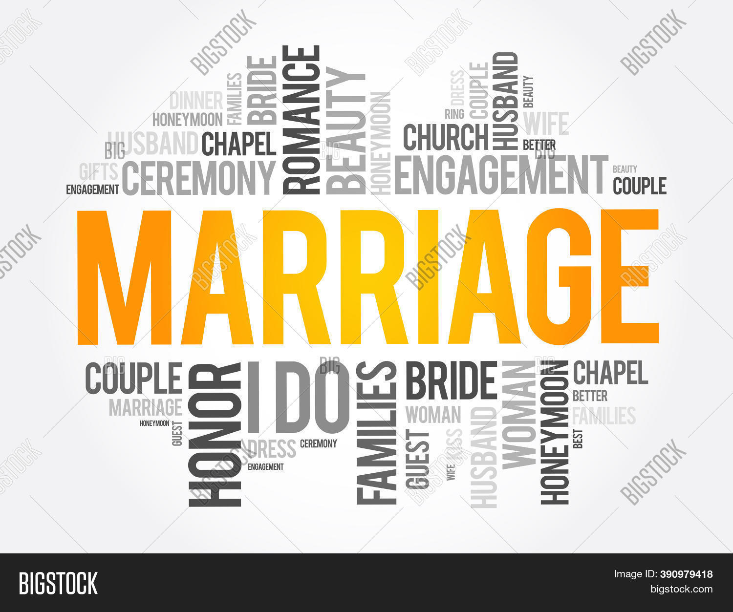 Marriage - Word Cloud Image & Photo (Free Trial) | Bigstock
