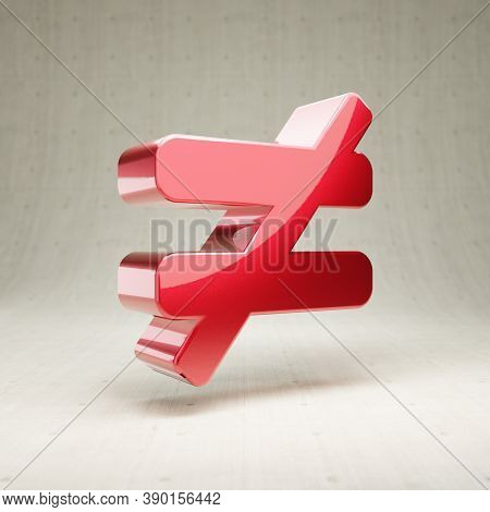 Not Equal Icon. Gold Image & Photo (Free Trial) | Bigstock