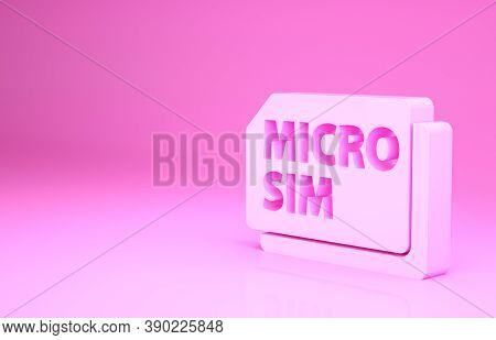 Pink Micro Sim Card Image & Photo (Free Trial) | Bigstock