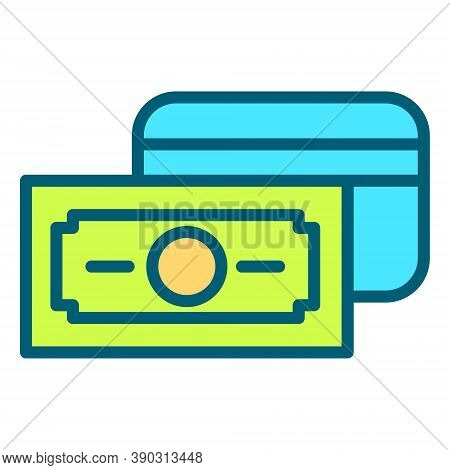 Credit Card Cash Icon Vector & Photo (Free Trial) | Bigstock