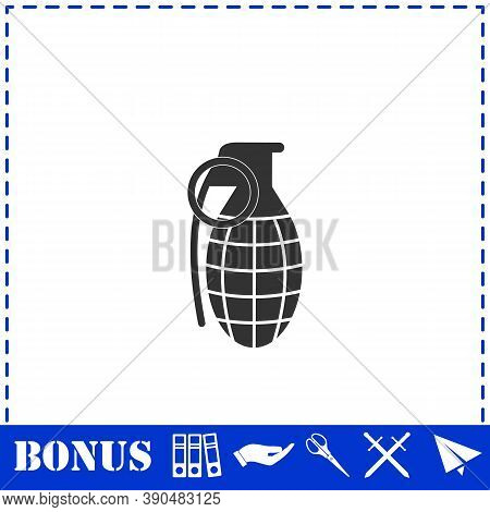 Hand Grenade Icon Vector & Photo (Free Trial) | Bigstock