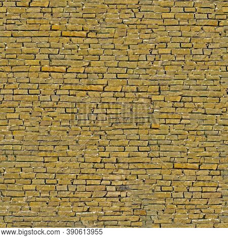 Yellow Brick Texture Seamless