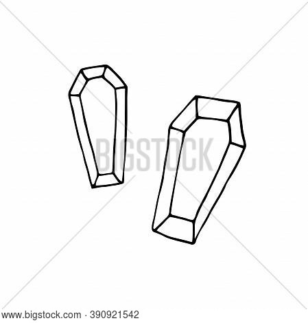 Vector Doodle Coffin Vector & Photo (Free Trial) | Bigstock
