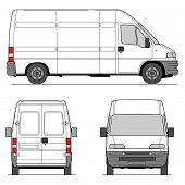 Car and Van Vector Template Stock Photos | Bigstock