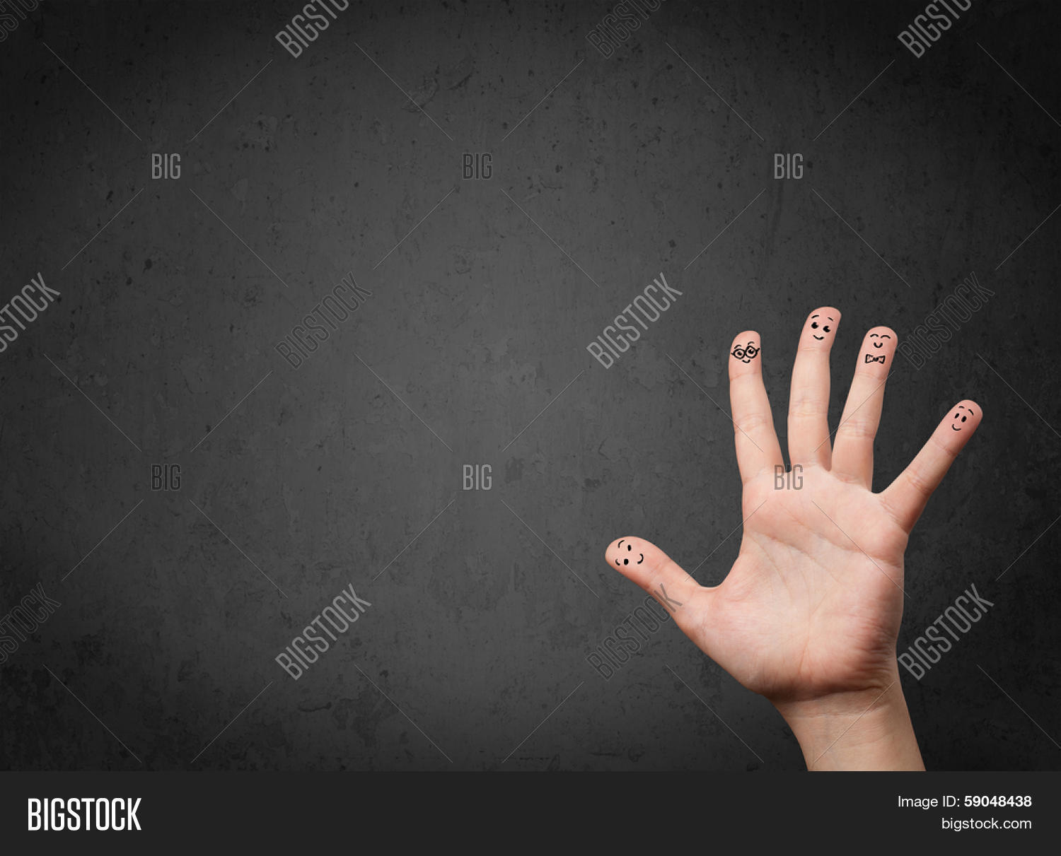 Happy Finger Smileys Image & Photo (Free Trial) | Bigstock