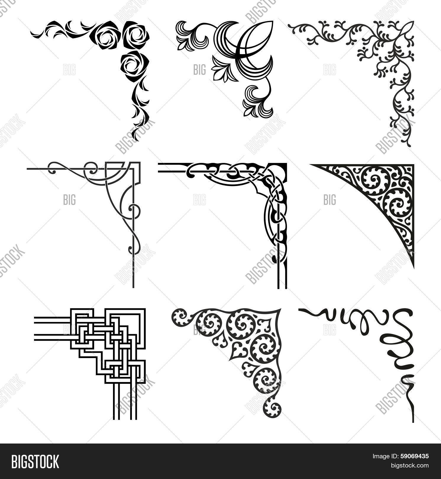 Corners Vector & Photo (Free Trial) | Bigstock