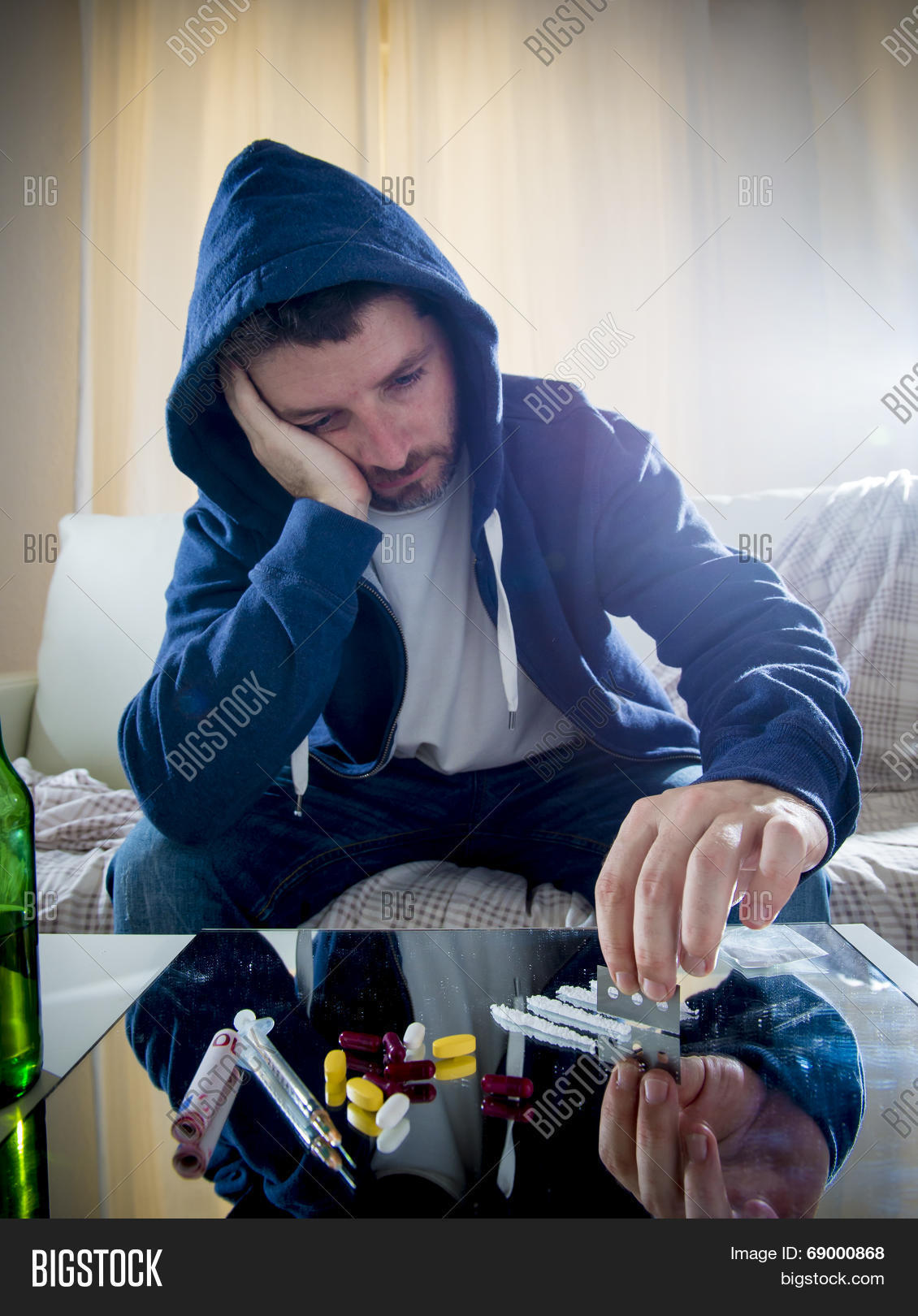 Sad Man Doing Snorting Image & Photo (Free Trial) | Bigstock