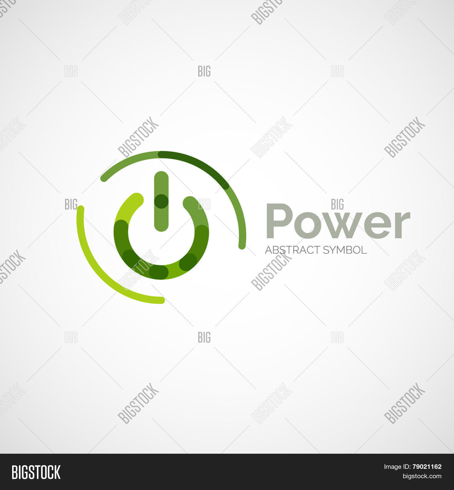 Power Button Logo Vector & Photo (Free Trial) | Bigstock