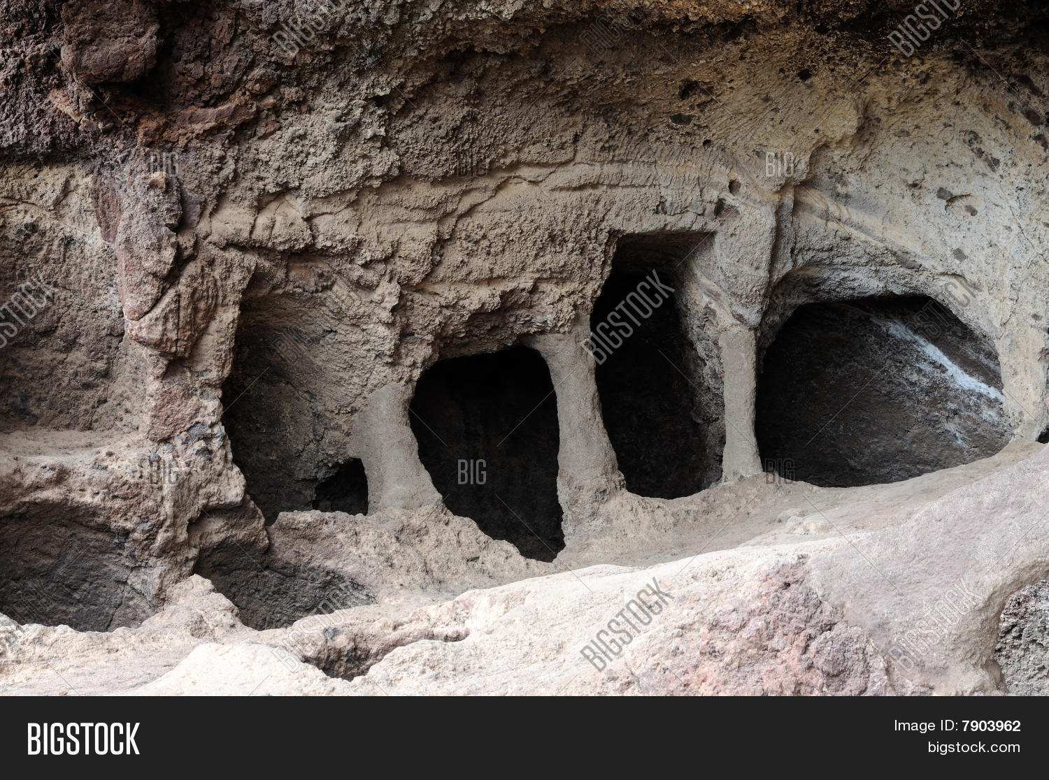 Caves On Grand Canary Image & Photo (Free Trial) | Bigstock
