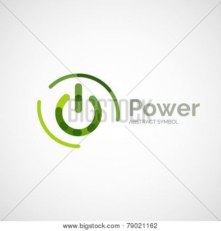 Power Button Logo Vector & Photo (Free Trial) | Bigstock