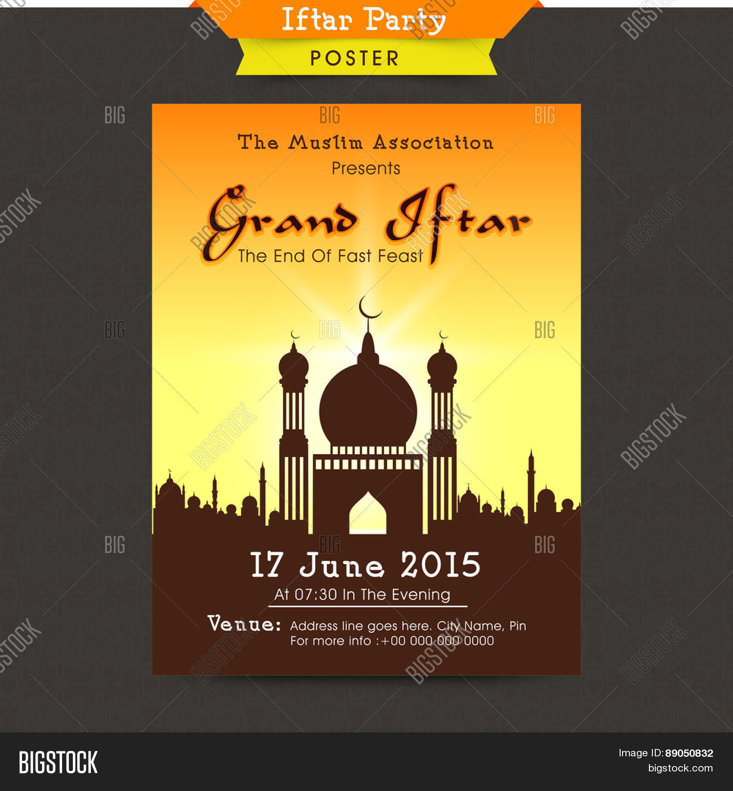 Stylish Mosque Vector & Photo (Free Trial) | Bigstock