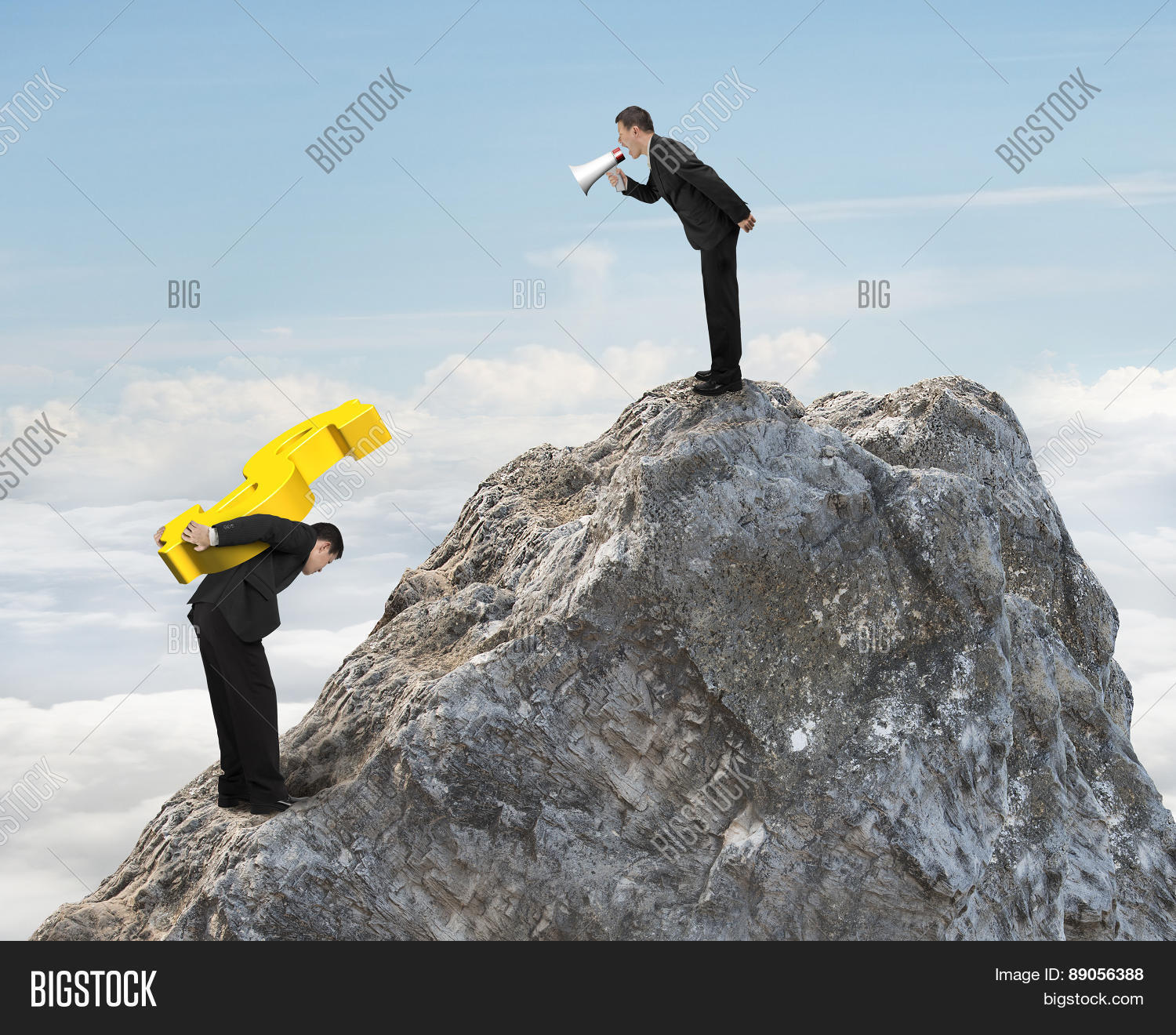 Boss Using Megaphone Image & Photo (Free Trial) | Bigstock
