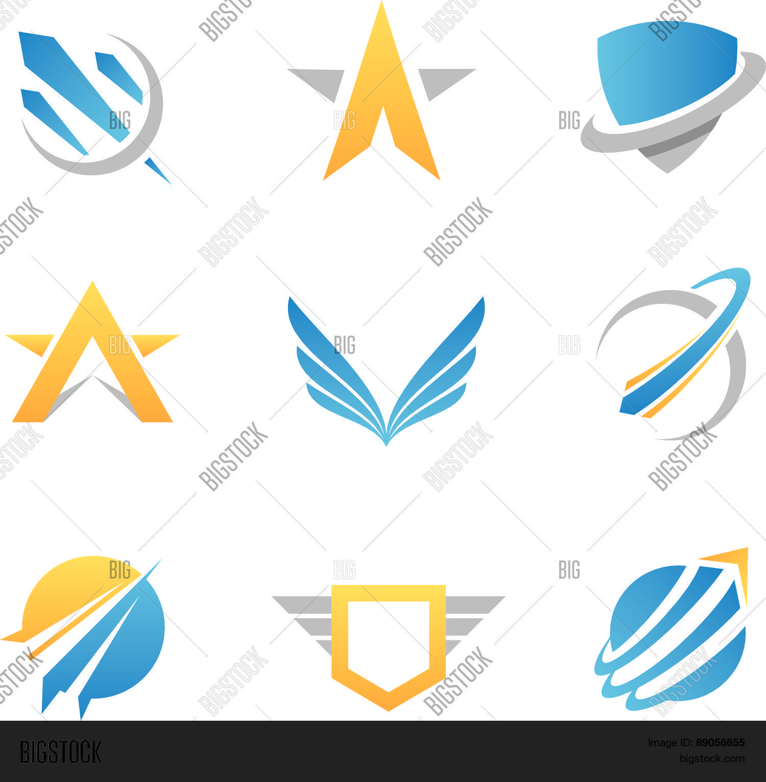 Action Logo Icon Vector & Photo (Free Trial) | Bigstock