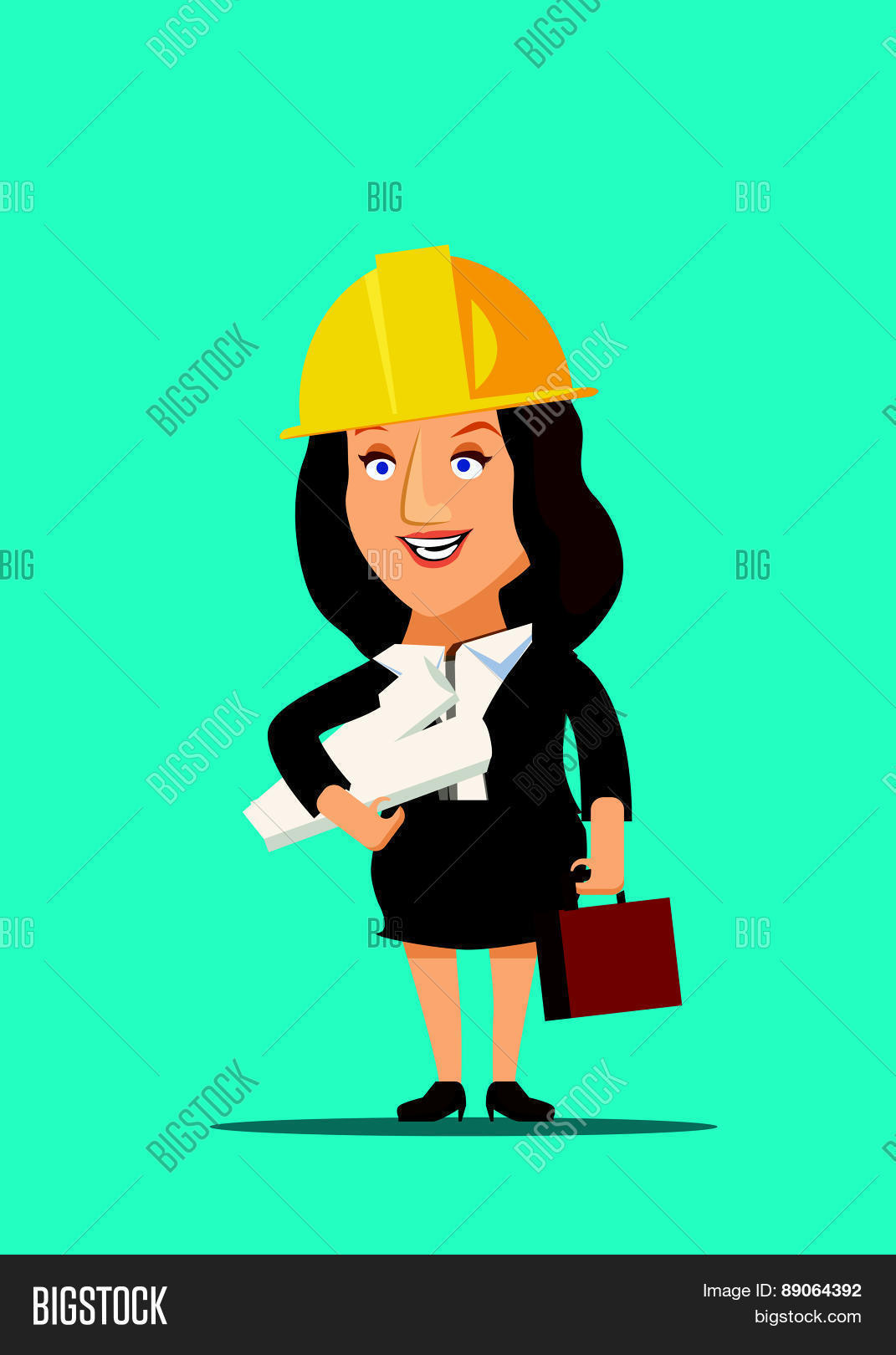 Architect Female Vector & Photo (Free Trial) | Bigstock