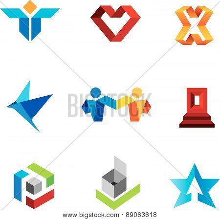 Fold Symbols.eps Vector & Photo (Free Trial) | Bigstock