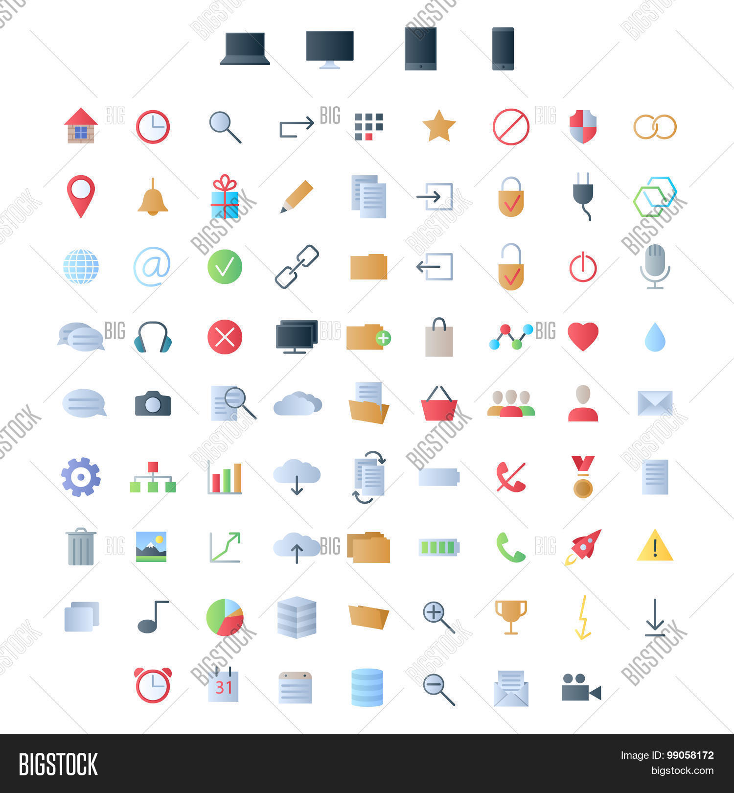Set Icons Ui User Vector & Photo (Free Trial) | Bigstock