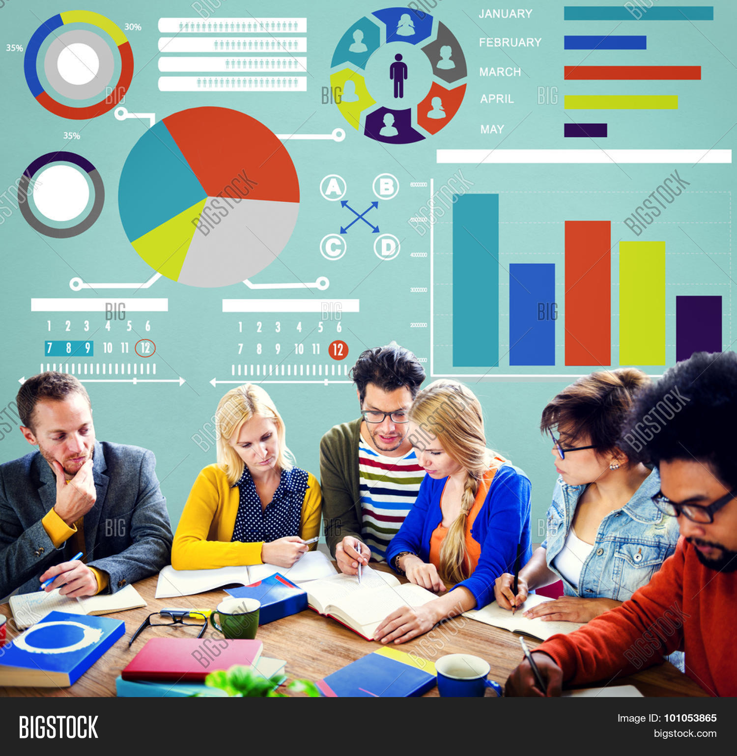 Bar Graph Chart Data Image & Photo (Free Trial) | Bigstock