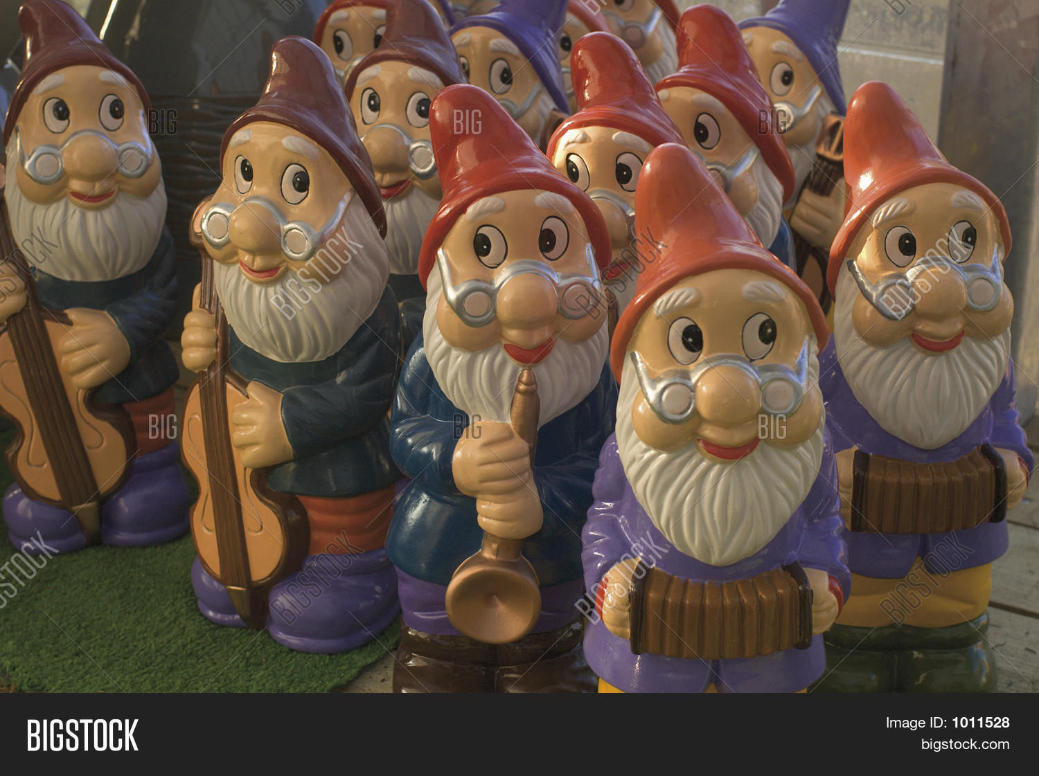 Set Garden Gnomes Image & Photo (Free Trial) | Bigstock