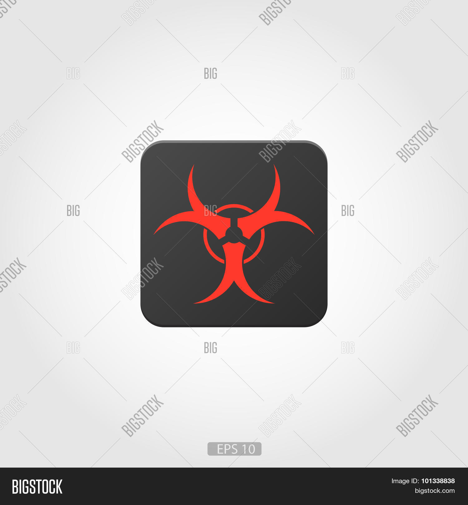 Biohazard Logo Icon Vector & Photo (Free Trial) | Bigstock