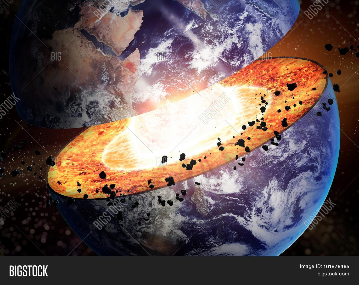 Earth Core Structure Image & Photo (Free Trial) | Bigstock