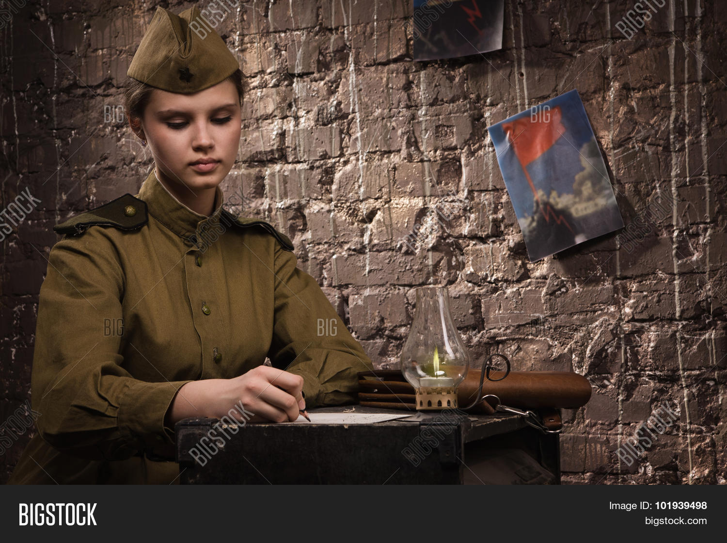 Soviet Female Soldier Image & Photo (Free Trial) | Bigstock