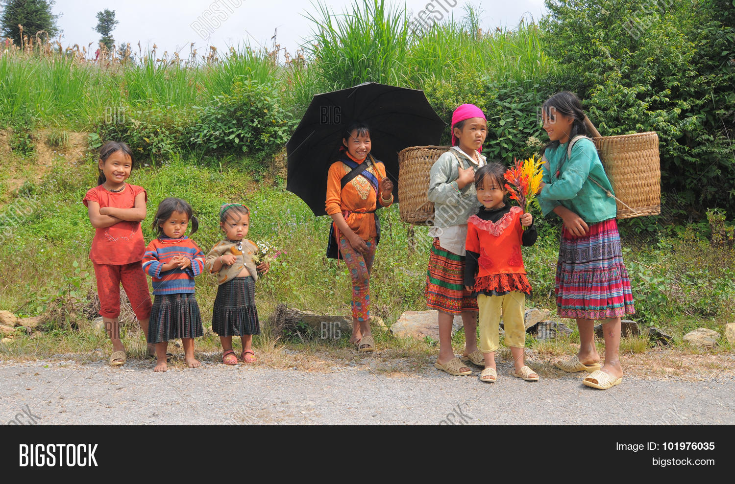 Ethnic Hmong Children Image & Photo (Free Trial) | Bigstock