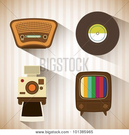 Retro Objects Vintage Vector & Photo (Free Trial) | Bigstock