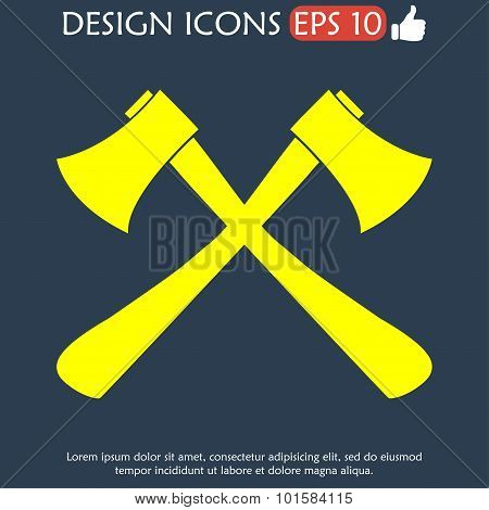 Ax Icon. Axe Symbol Vector & Photo (Free Trial) | Bigstock