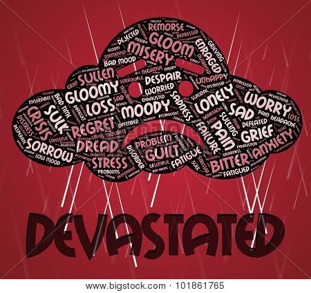 Devastated Word Means Image & Photo (Free Trial) | Bigstock