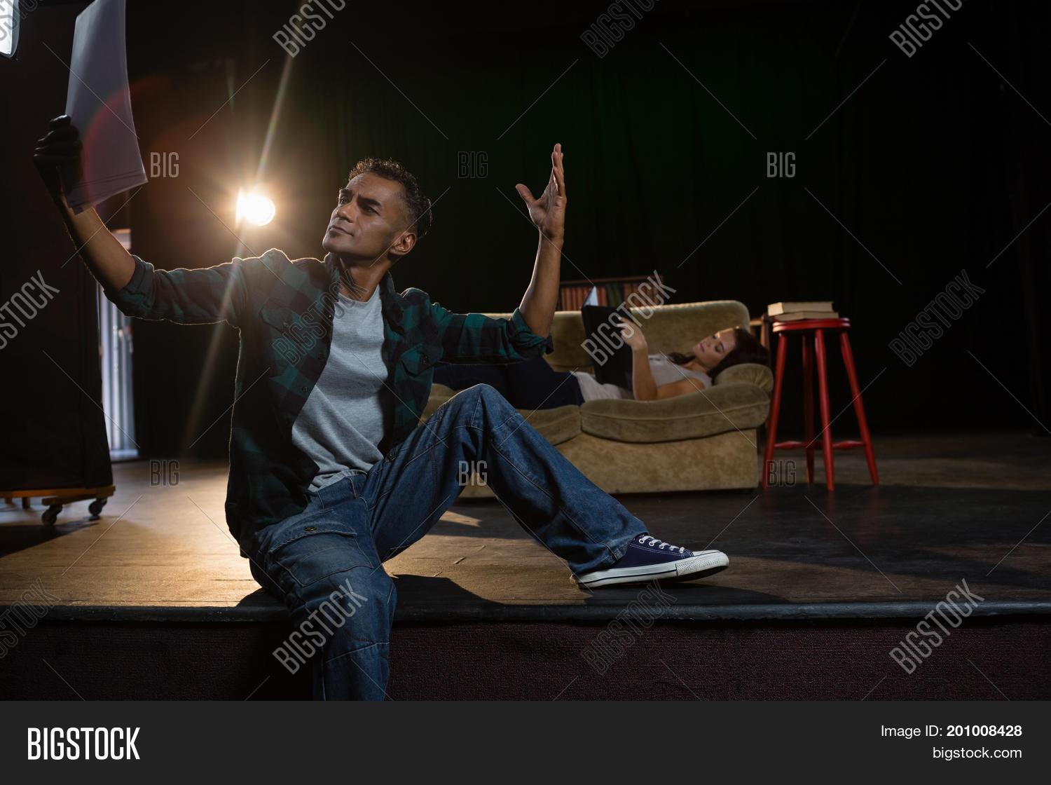 Actors Reading Their Image & Photo (Free Trial) | Bigstock