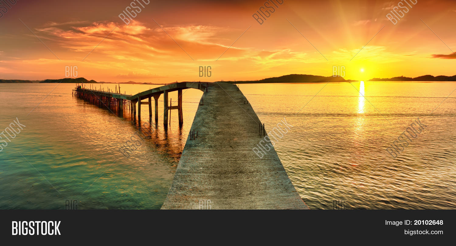 Sunset Panorama Image & Photo (Free Trial) | Bigstock