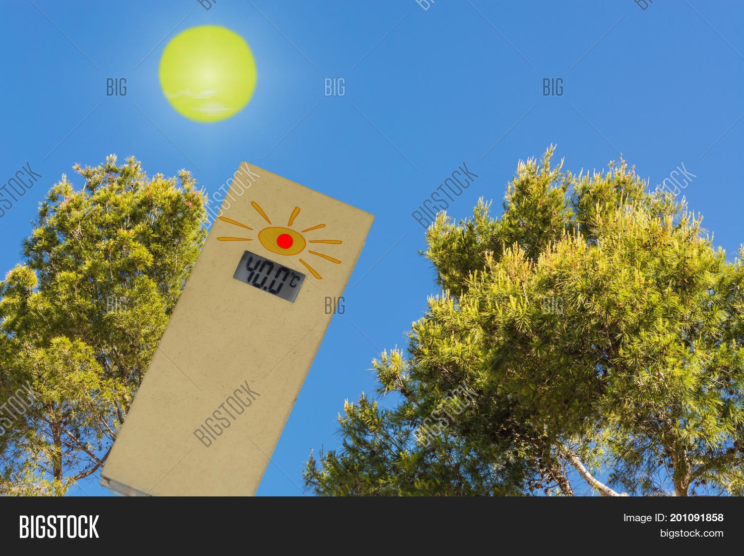 Thermometer Sun Shows Image & Photo (Free Trial) | Bigstock