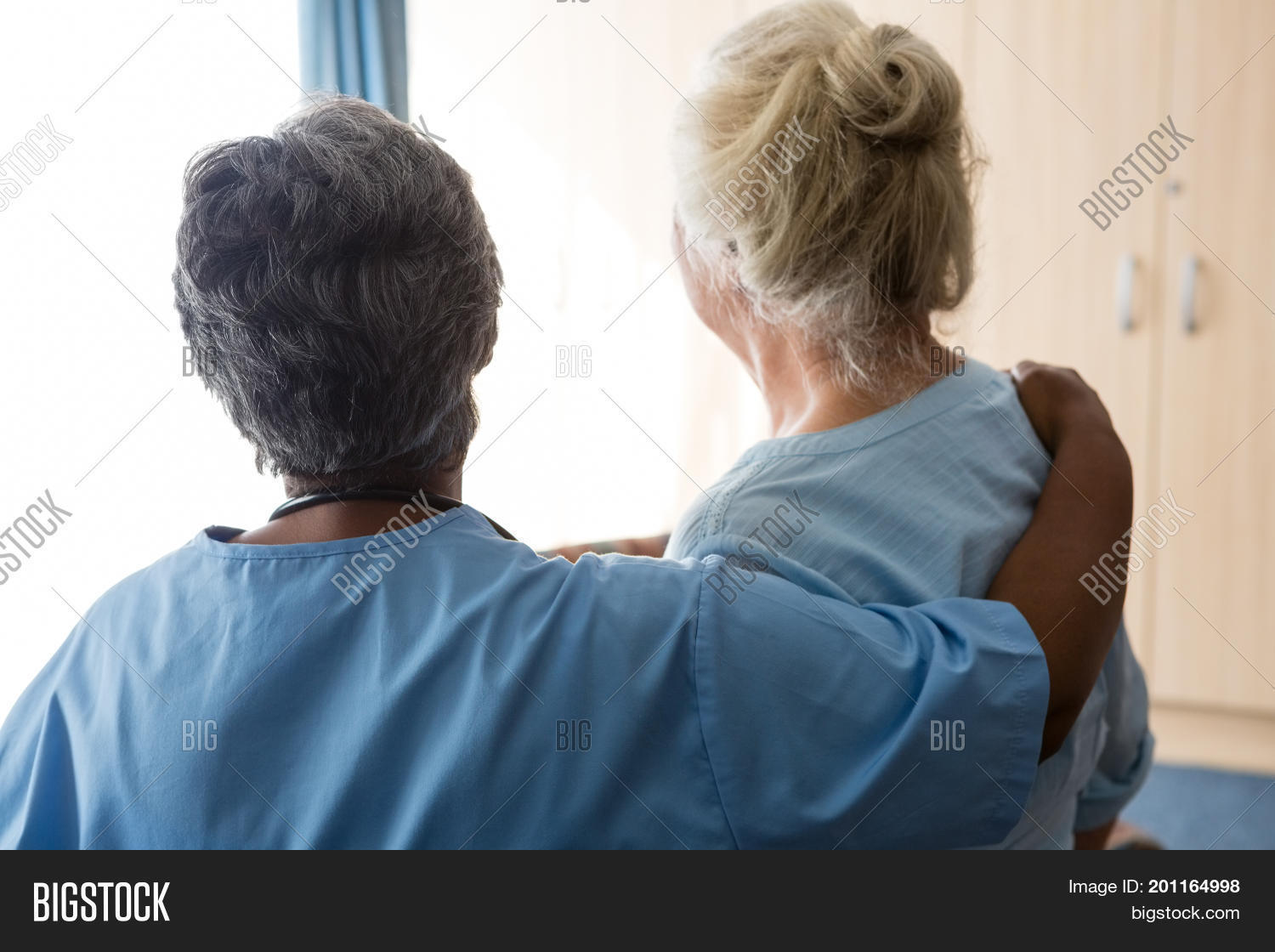 Rear View Nurse Image & Photo (Free Trial) | Bigstock