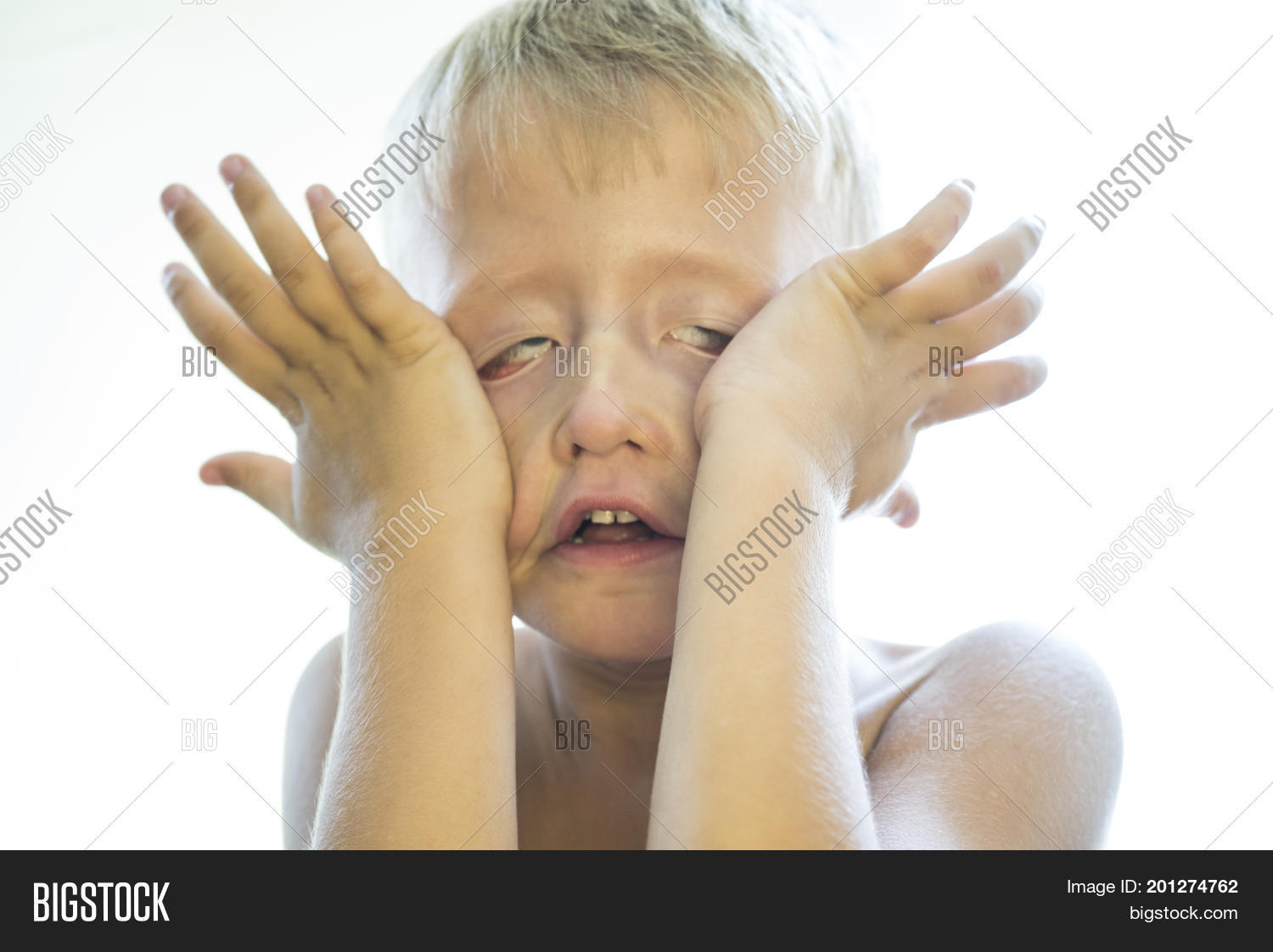 Angry Face Little Boy Image & Photo (Free Trial) | Bigstock