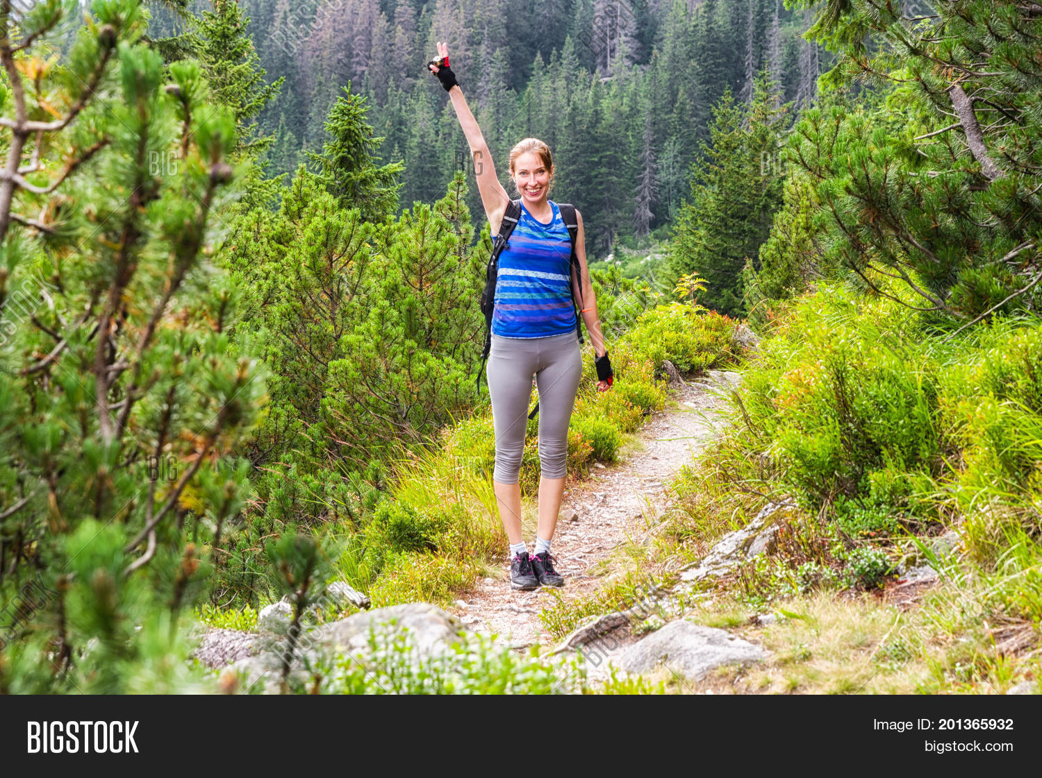 Hiker Woman On Hiking Image & Photo (Free Trial) | Bigstock