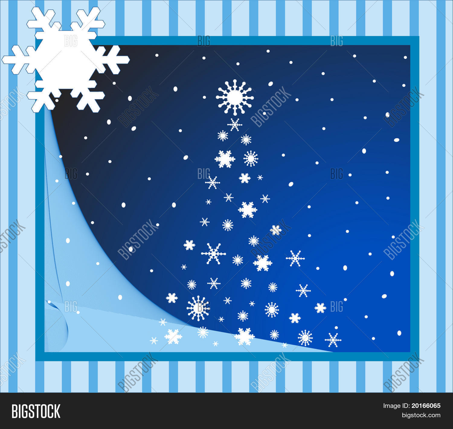 Blue Christmas Card Vector & Photo (Free Trial) | Bigstock